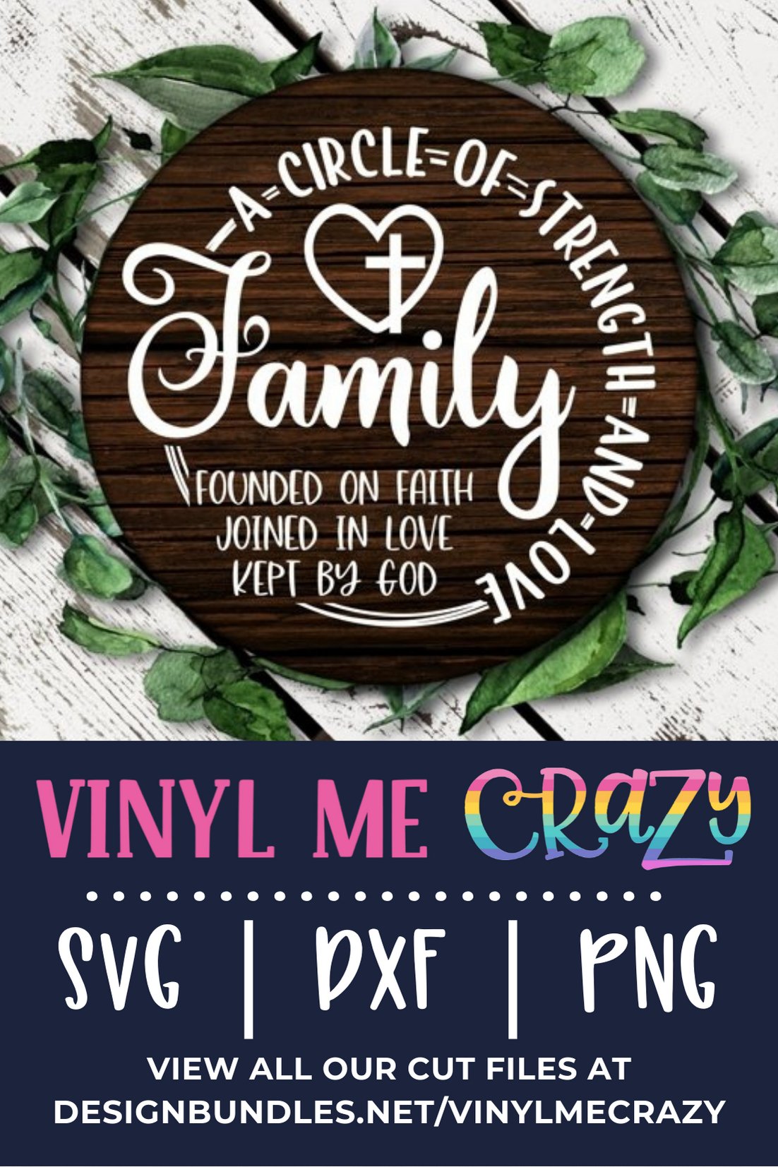 Family A Circle Of Strength And Love SVG DXF PNG