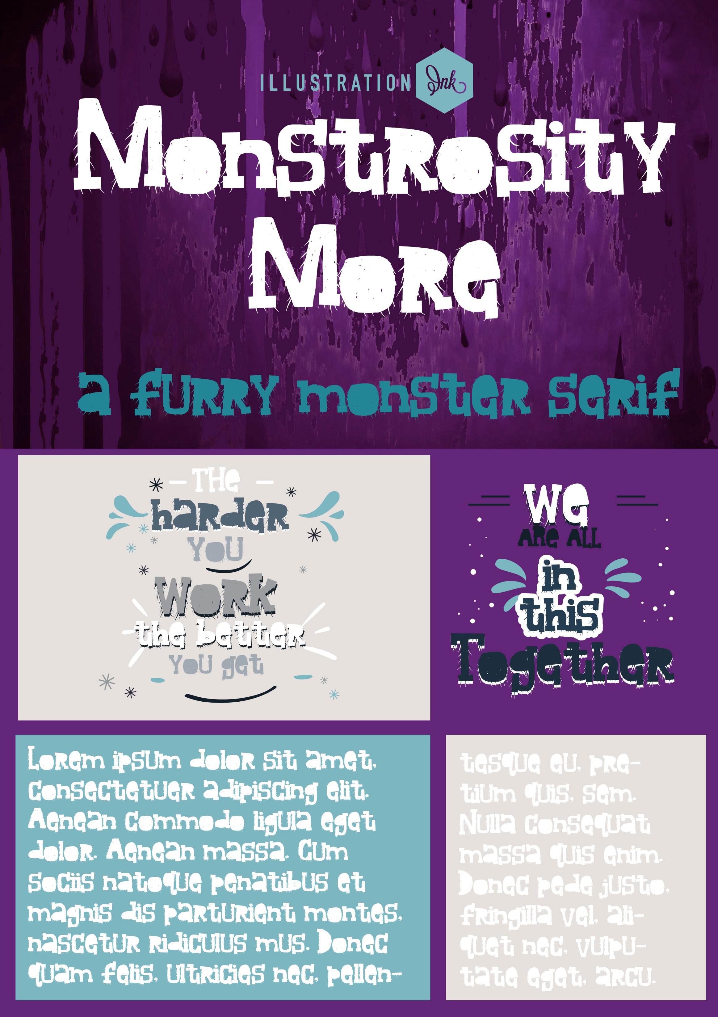 Hand-crafted, Halloween font