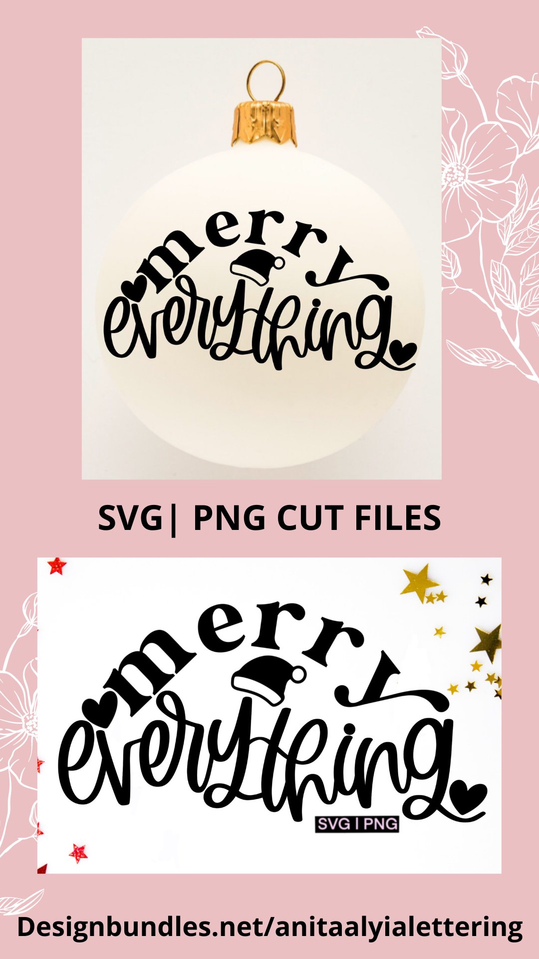 Merry everything SVG | Holiday decor SVG