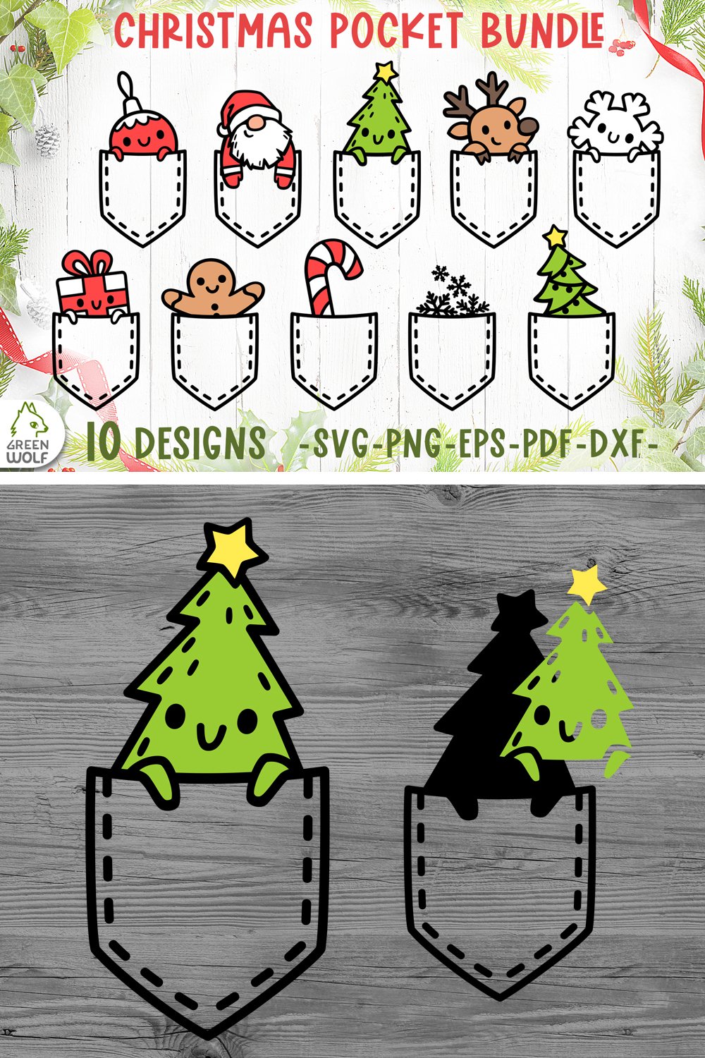 Christmas svg bundle Christmas t shirt svg design Pocket svg