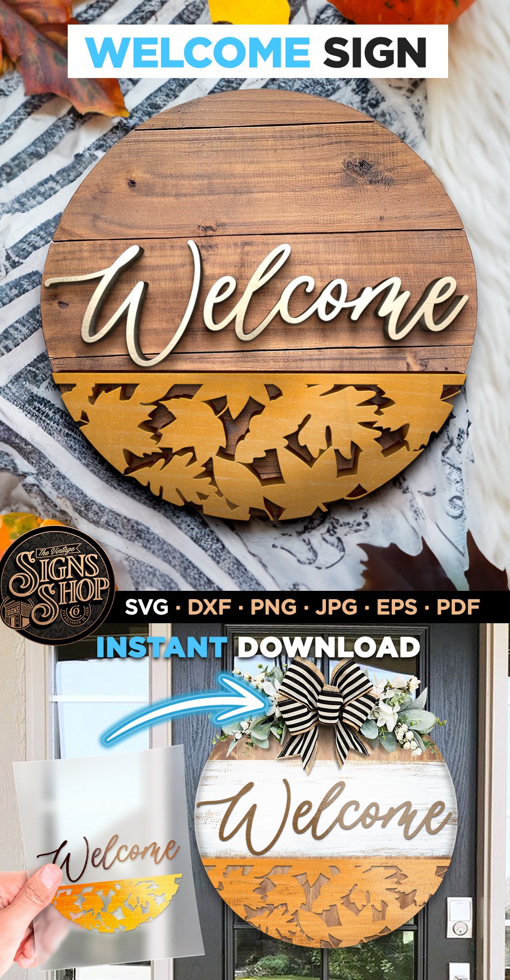 Thanksgiving SVG Round Signs