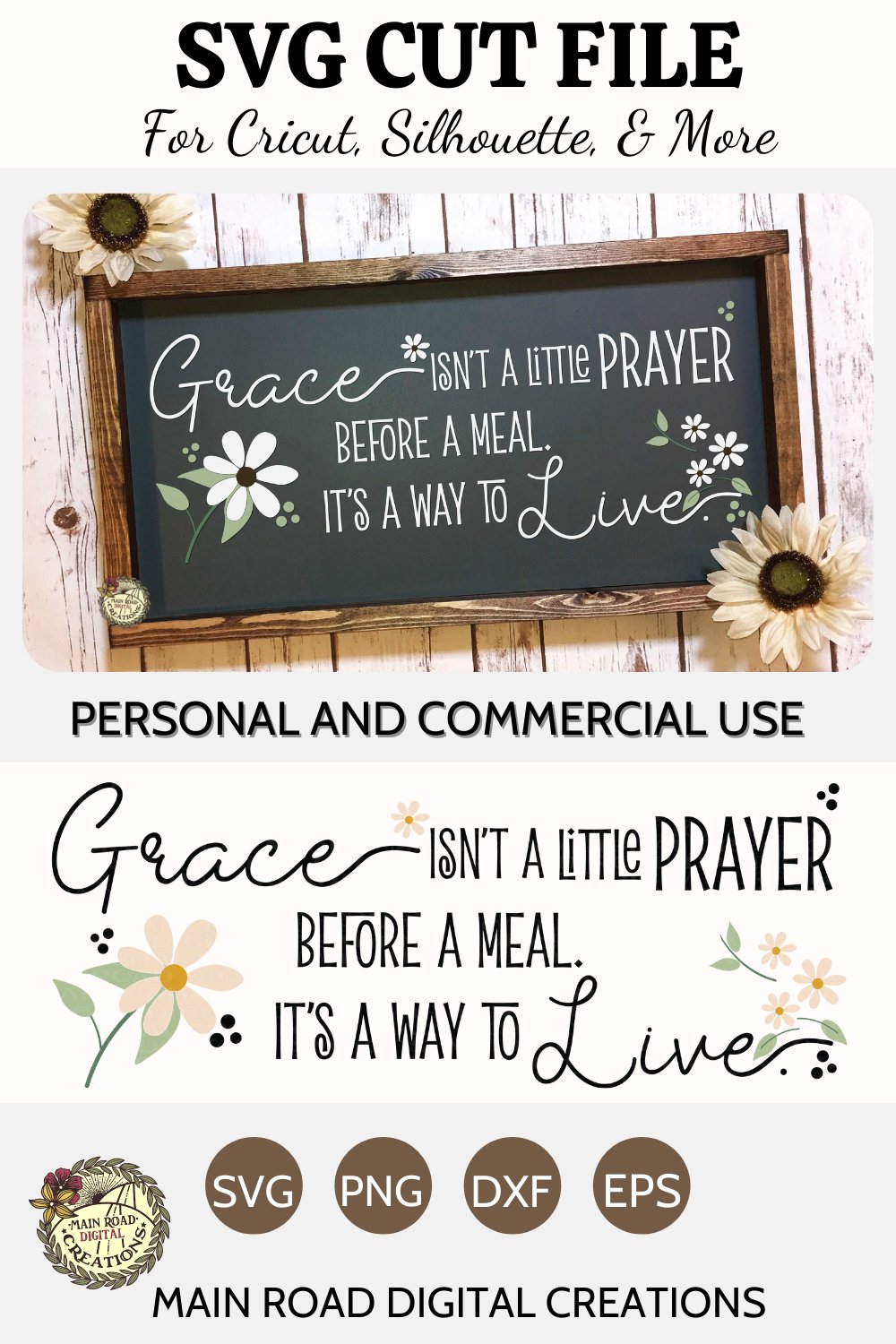 Grace Quote SVG Cut File