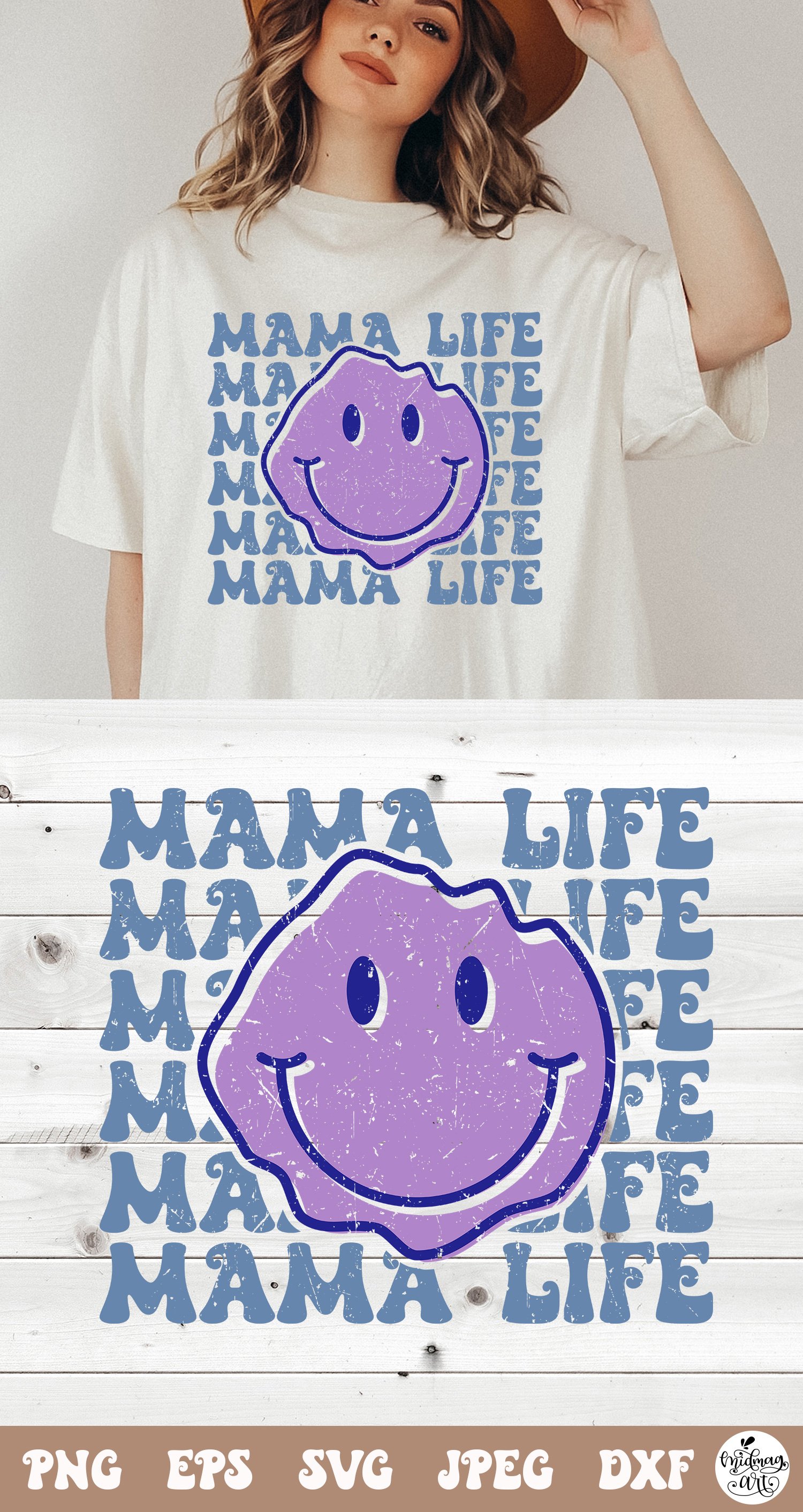 Retro mama Life Svg Png sublimation, Mama Svg, Svg For Shirt