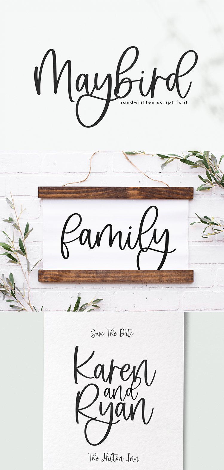 Maybird - Handwritten Script Font