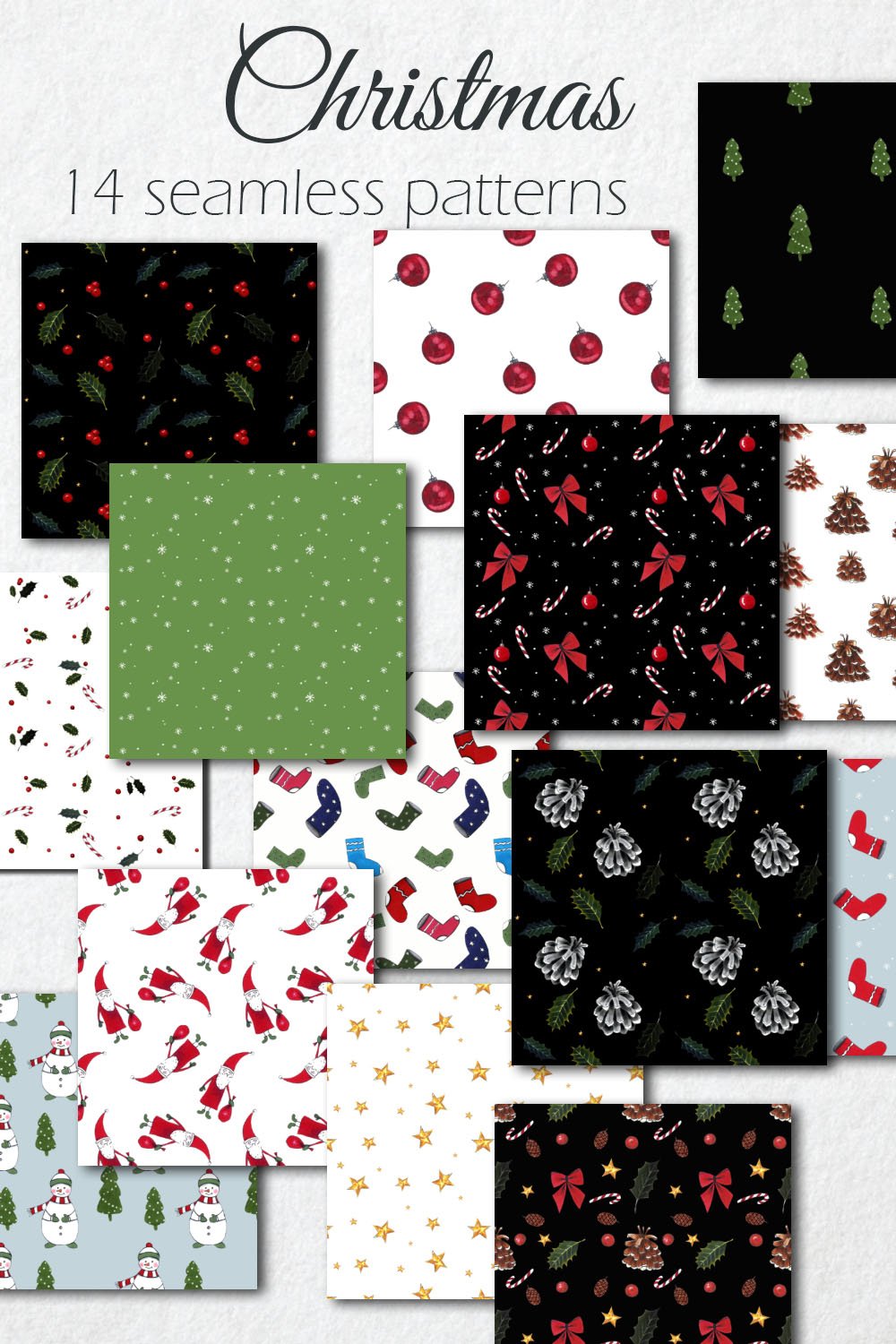 Christmas digital paper, seamless pattern (1656394)