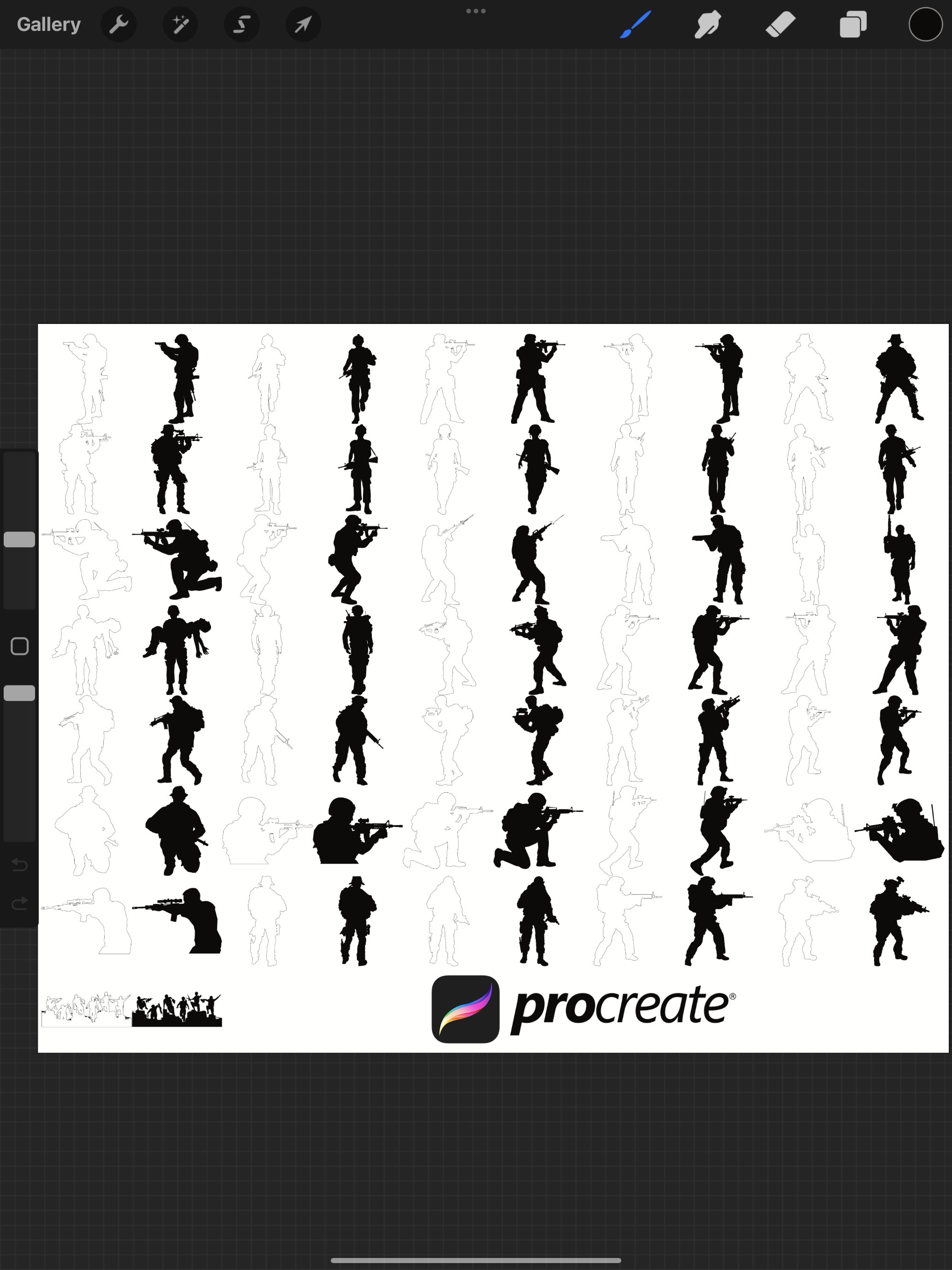 Soldier Figure Poses Set 1, 72 Soldier Poses