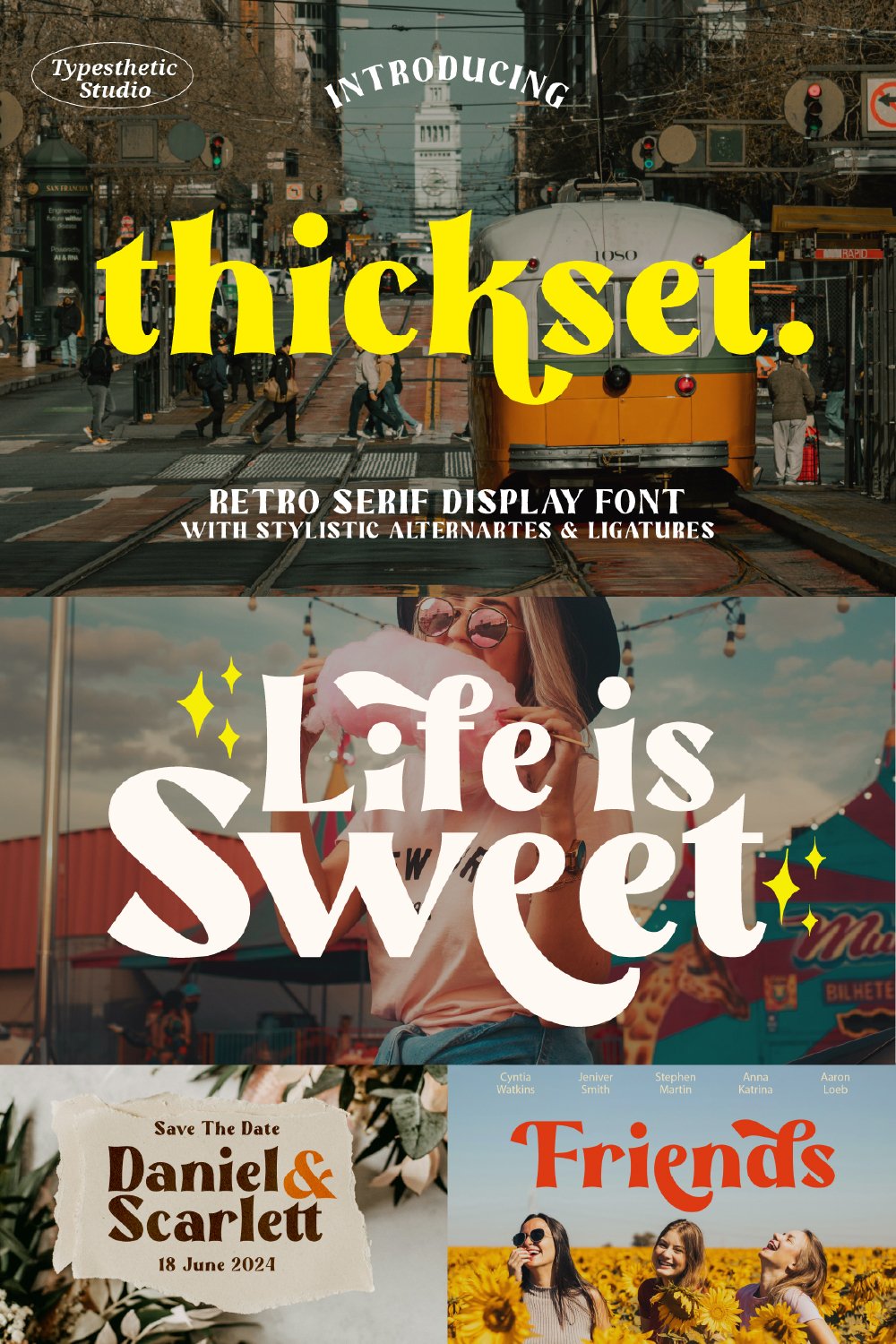 Thickset a Retro Serif Display Font