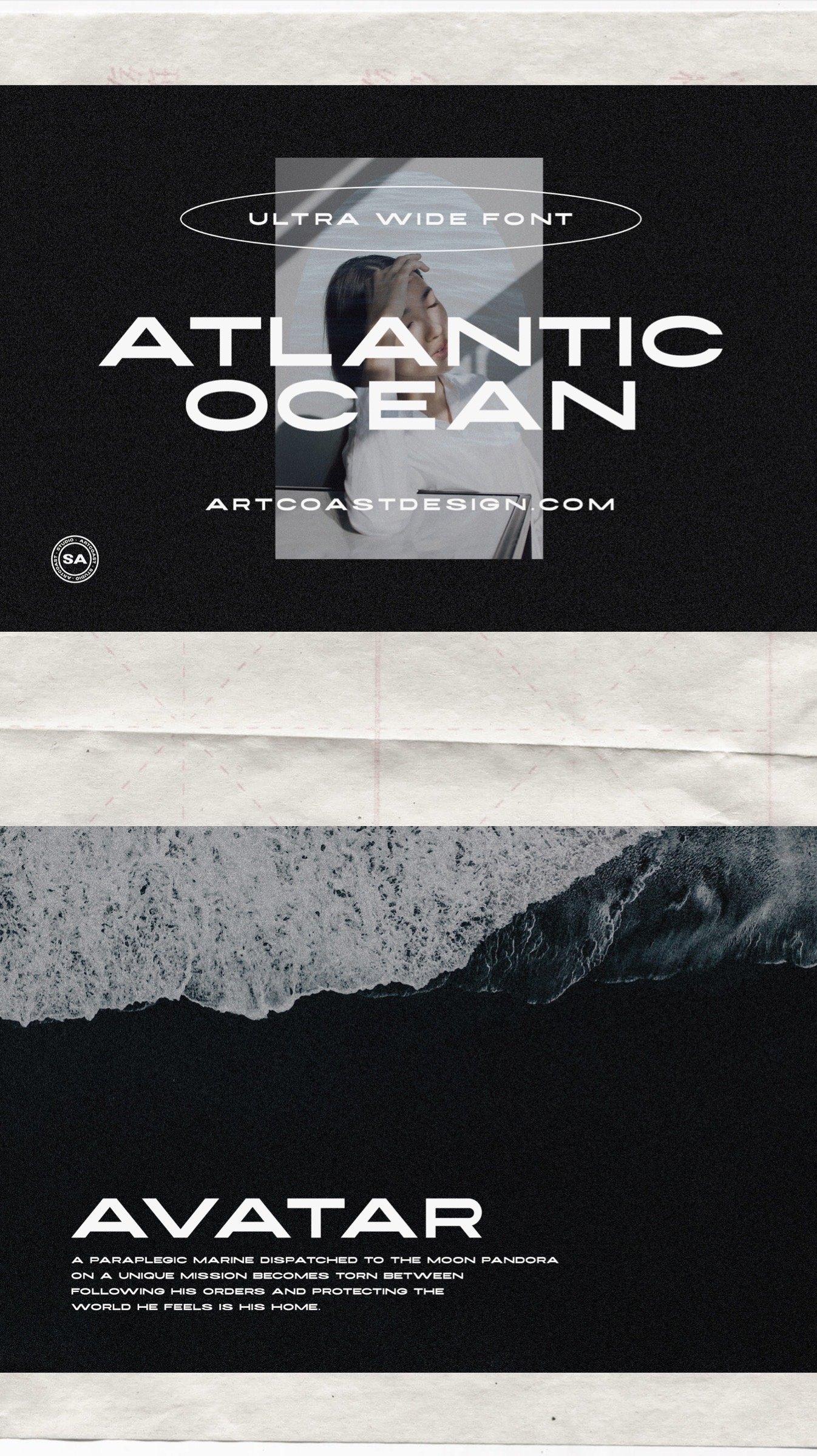 Atlantic Ocean | Ultra Wide Font