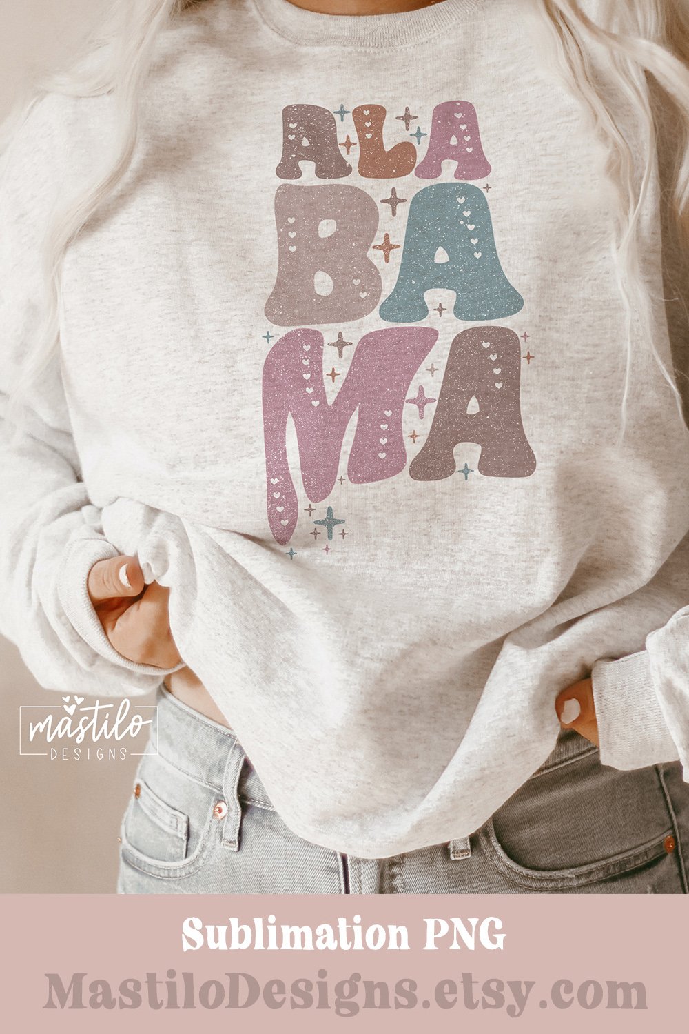 Alabama PNG | Alabama State Sublimation Design | Groovy Png