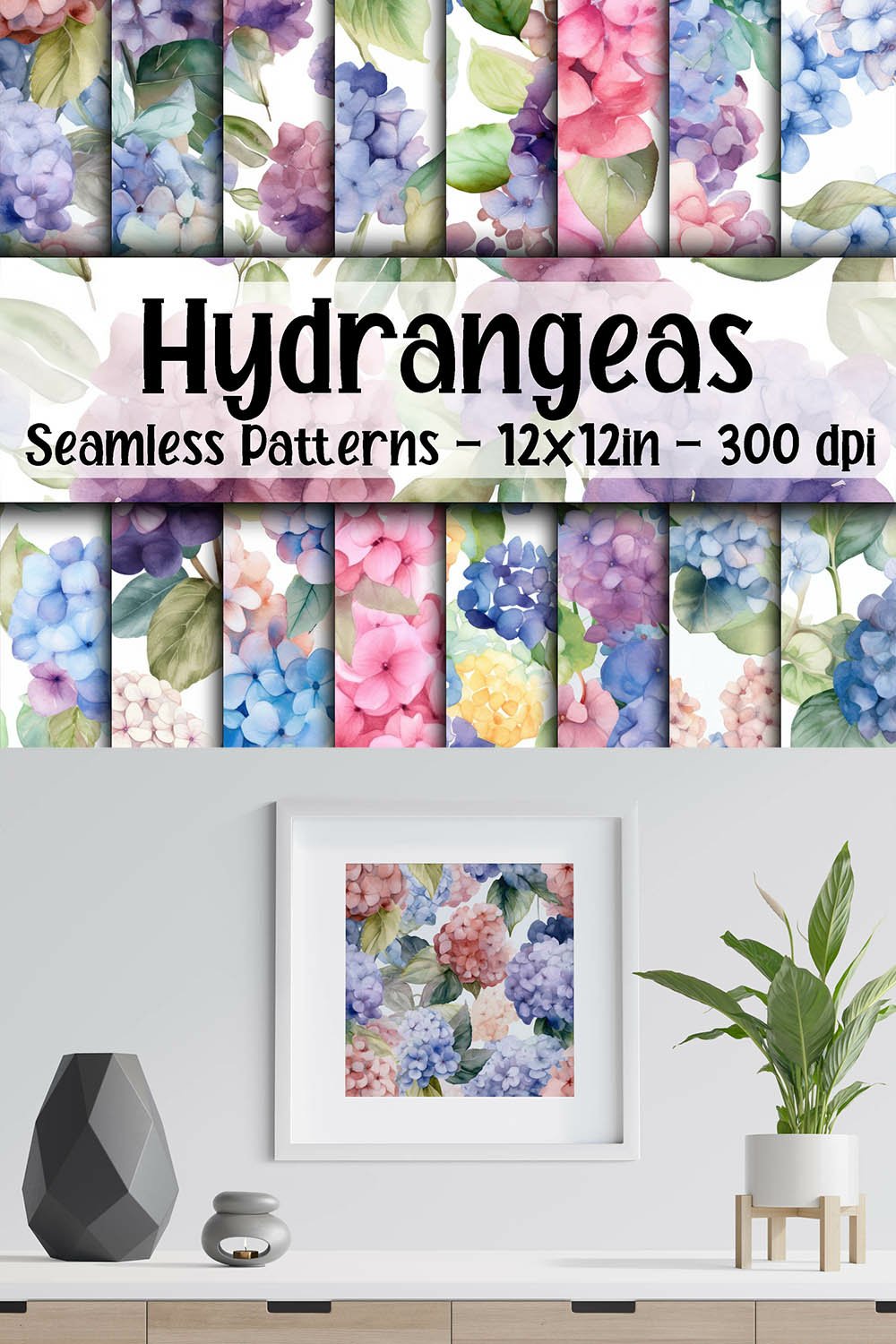 Seamless Cherry Blossoms Digital Paper