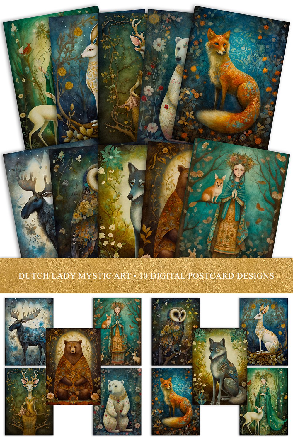 The Holy Forest Postcard and Poster Print Set