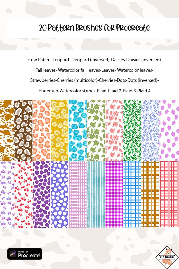 Procreate Pattern Brushes