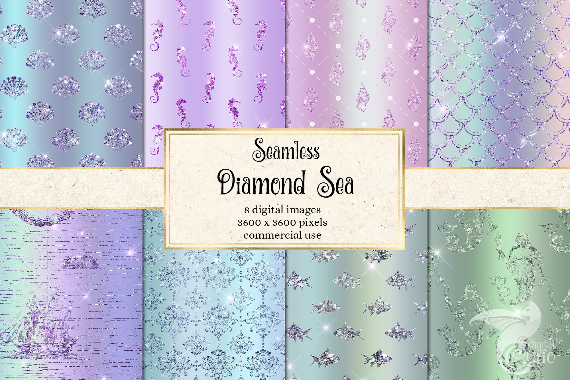 Diamond Sea Digital Paper