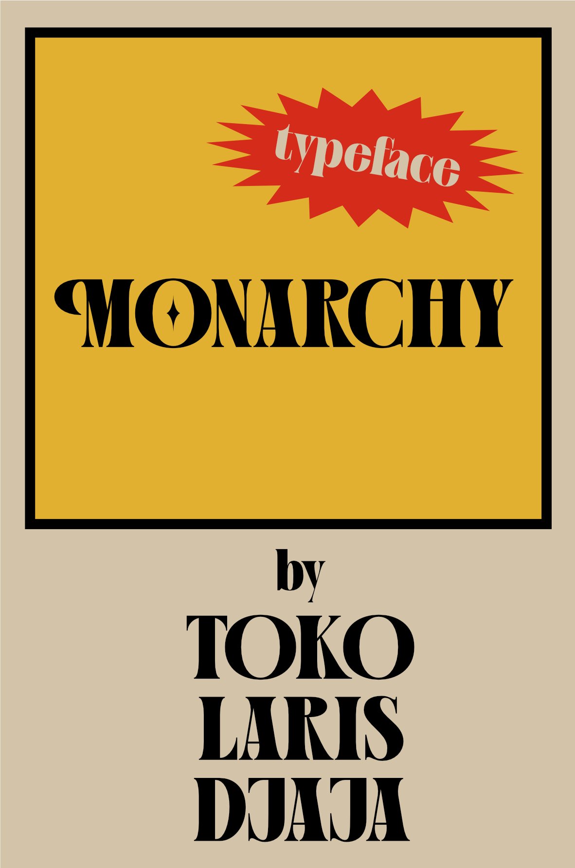 Monarchy - a modern vintage elegant typeface