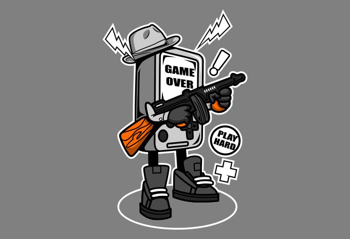 GAME OVER CARTOON (1640015)