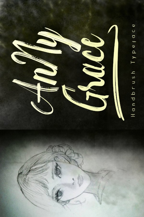 Anny Grace Handbrush Typeface