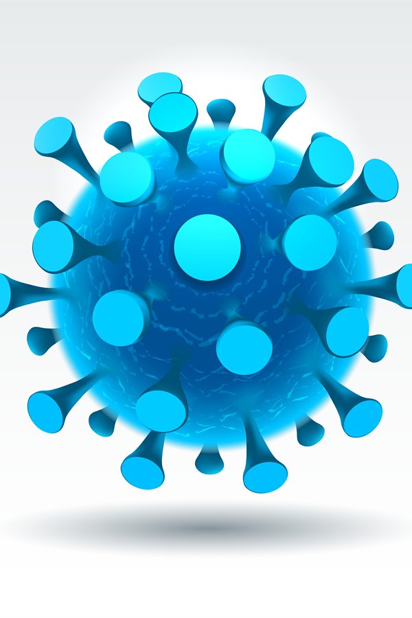 Microscopic blue germ