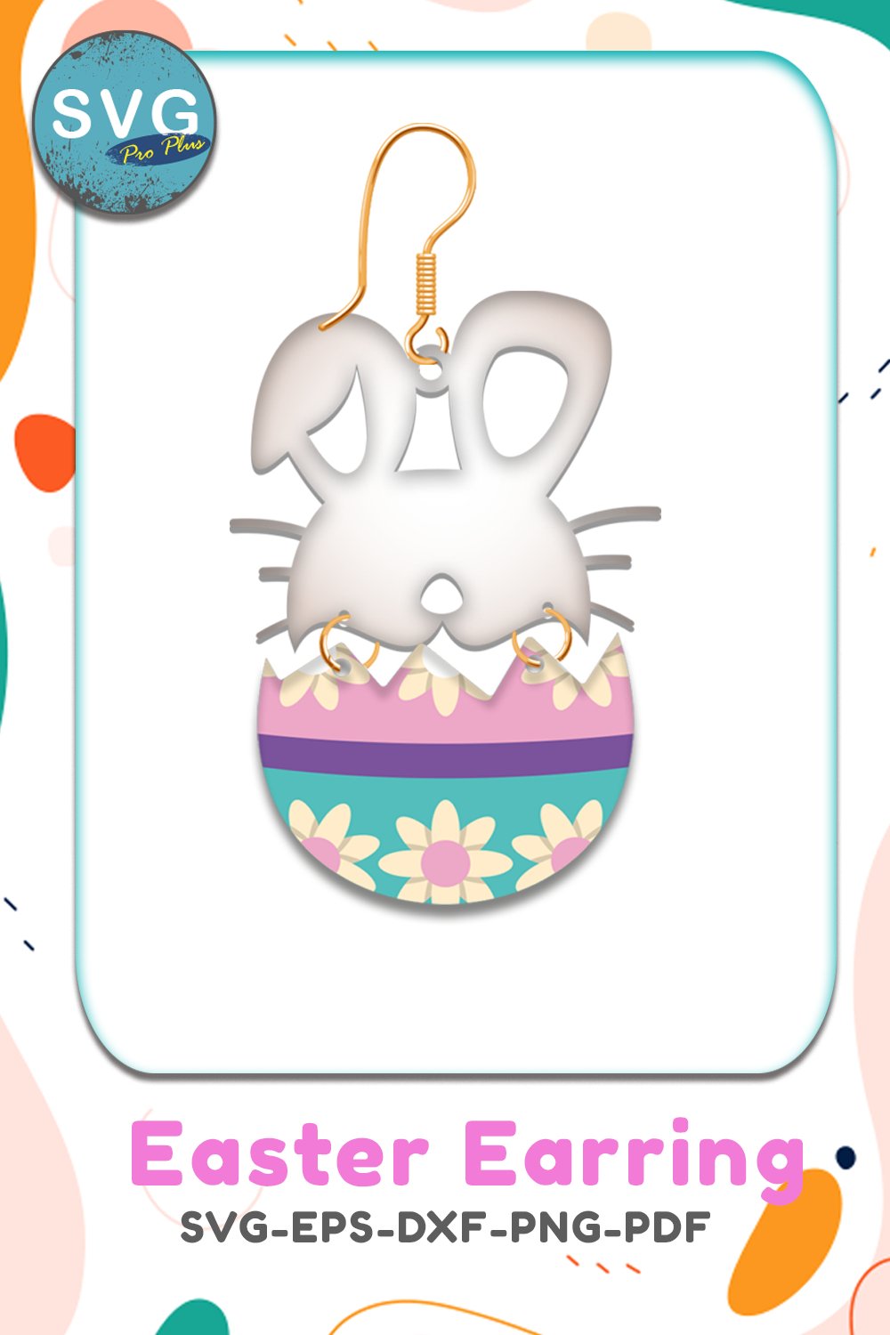 Easter earring svg, Easter Egg earring SVG, Easter (2475660)