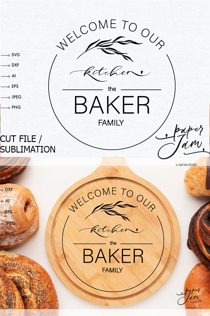 Family monogram svg, kitchen svg, farmhouse svg (1218348)