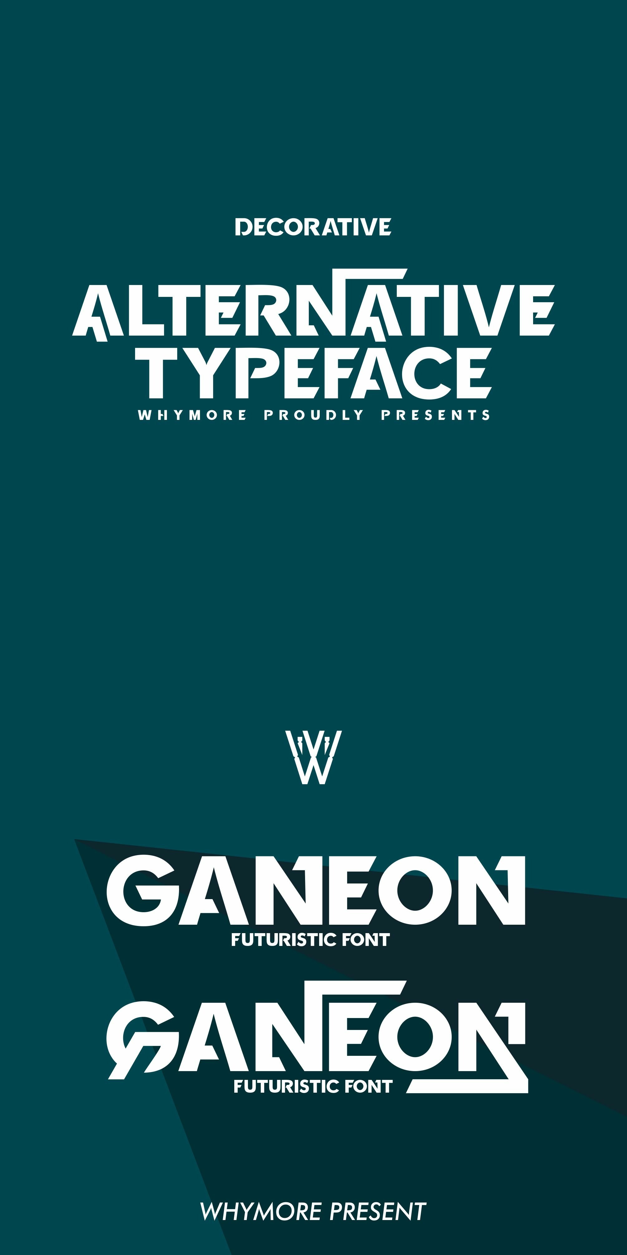 Ganeon | Futuristic Font