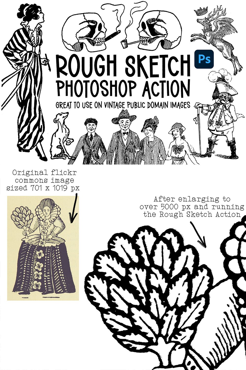 Rough Sketch Photoshop Action (5254204)