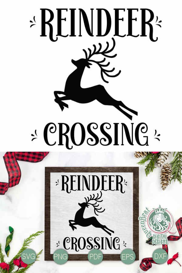 SVG | Reindeer Crossing 2