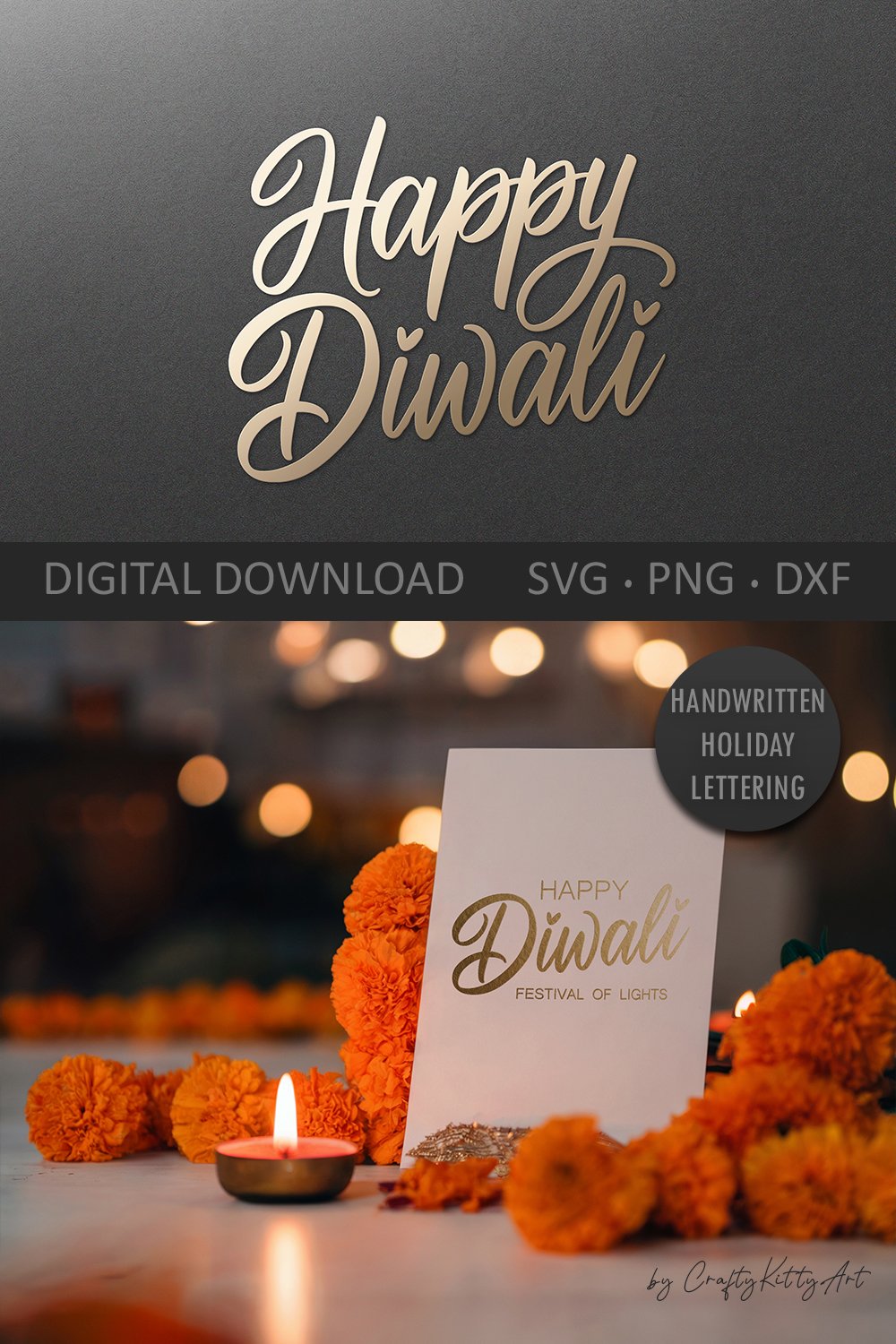 Happy Diwali SVG. Diwali Lettering, Handwriting, (4801205)