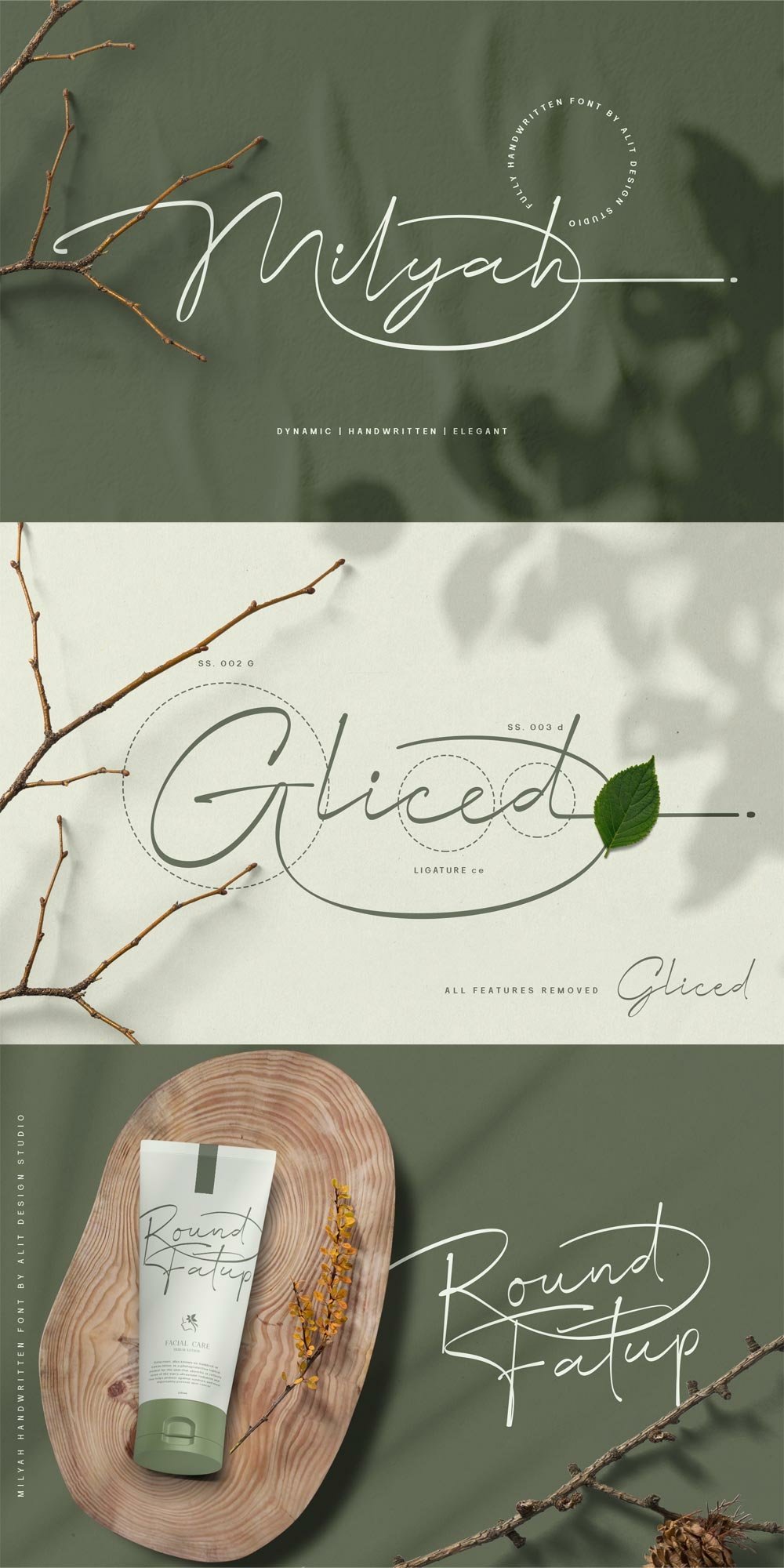 Milyah Signature Script font