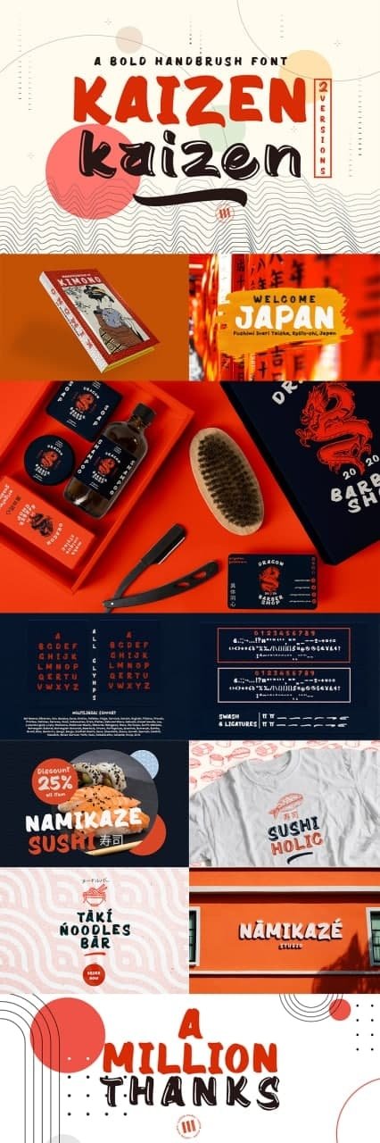Kaizen - A Bold Font in 2 Versions