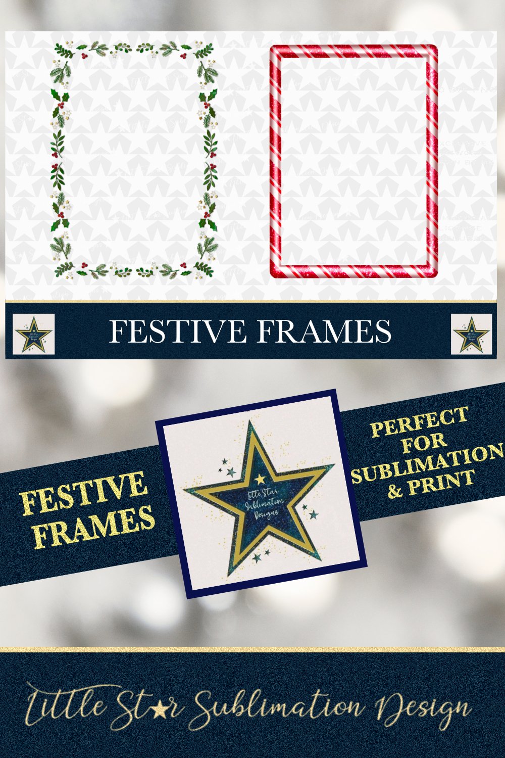 Set of 2 Festive Frames