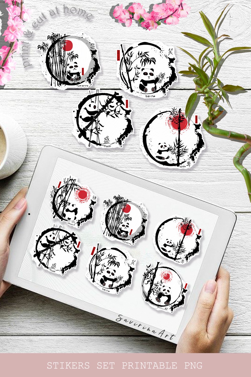 Japanes Stickers set Printable. Sticker PNG (2847291)