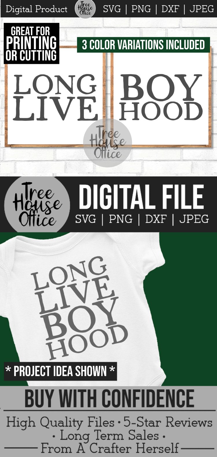 Boy Nursery SVG, Long Live Boy Hood, Boys Room Printable png