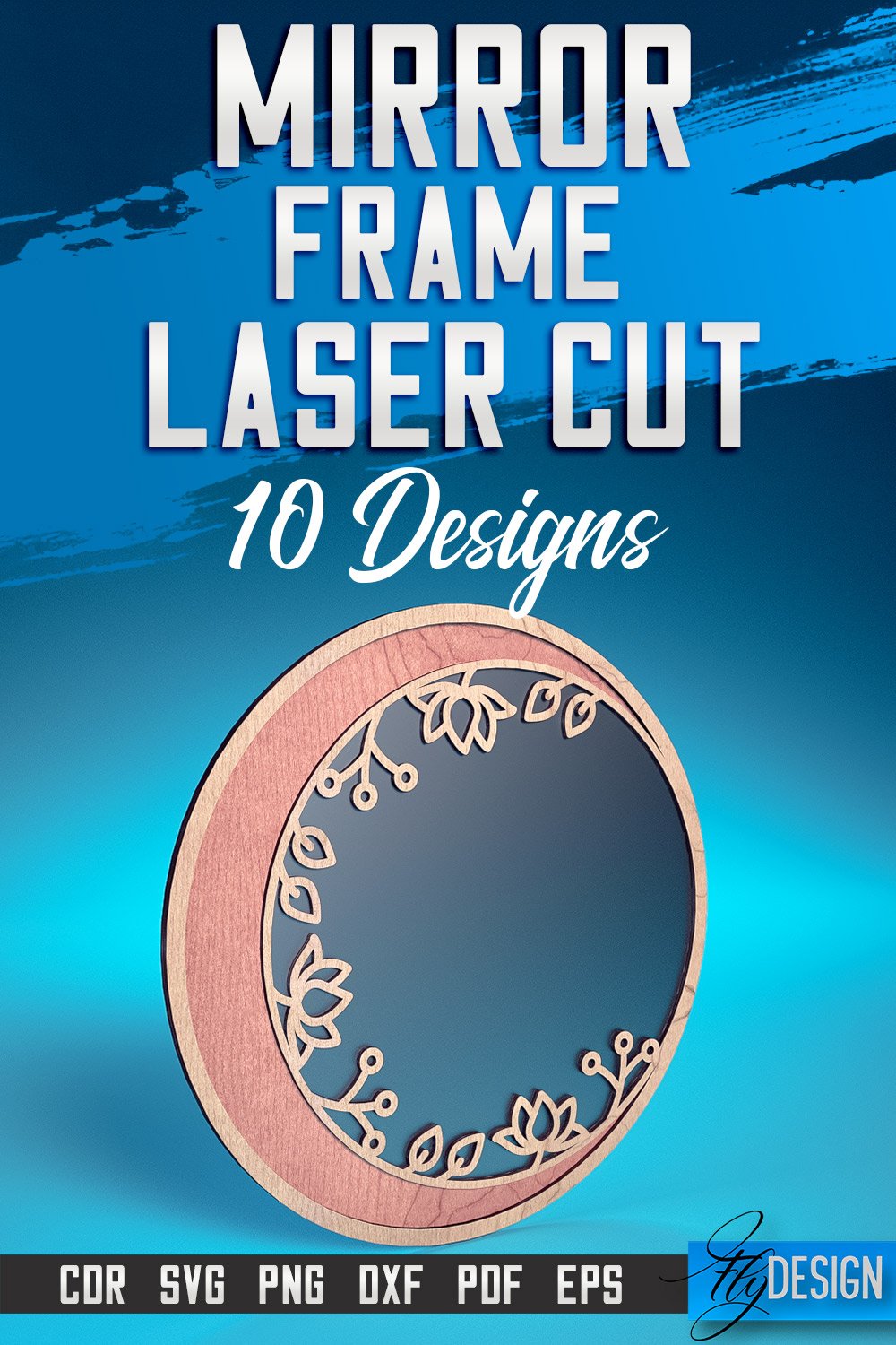 Mirror Frame Laser Cut SVG Bundle |Home Design Laser Cut SVG