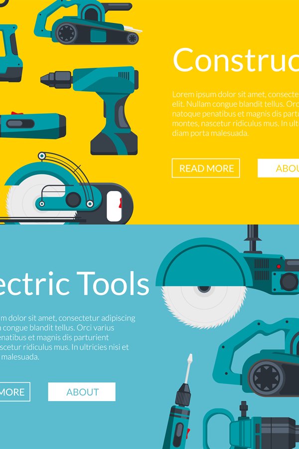 Vector illustration with electric construction (843641)