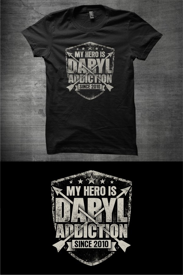 Typography Design My Hero Is Daryl
