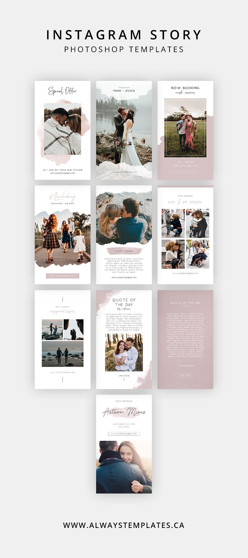 Instagram Stories Templates IGS001