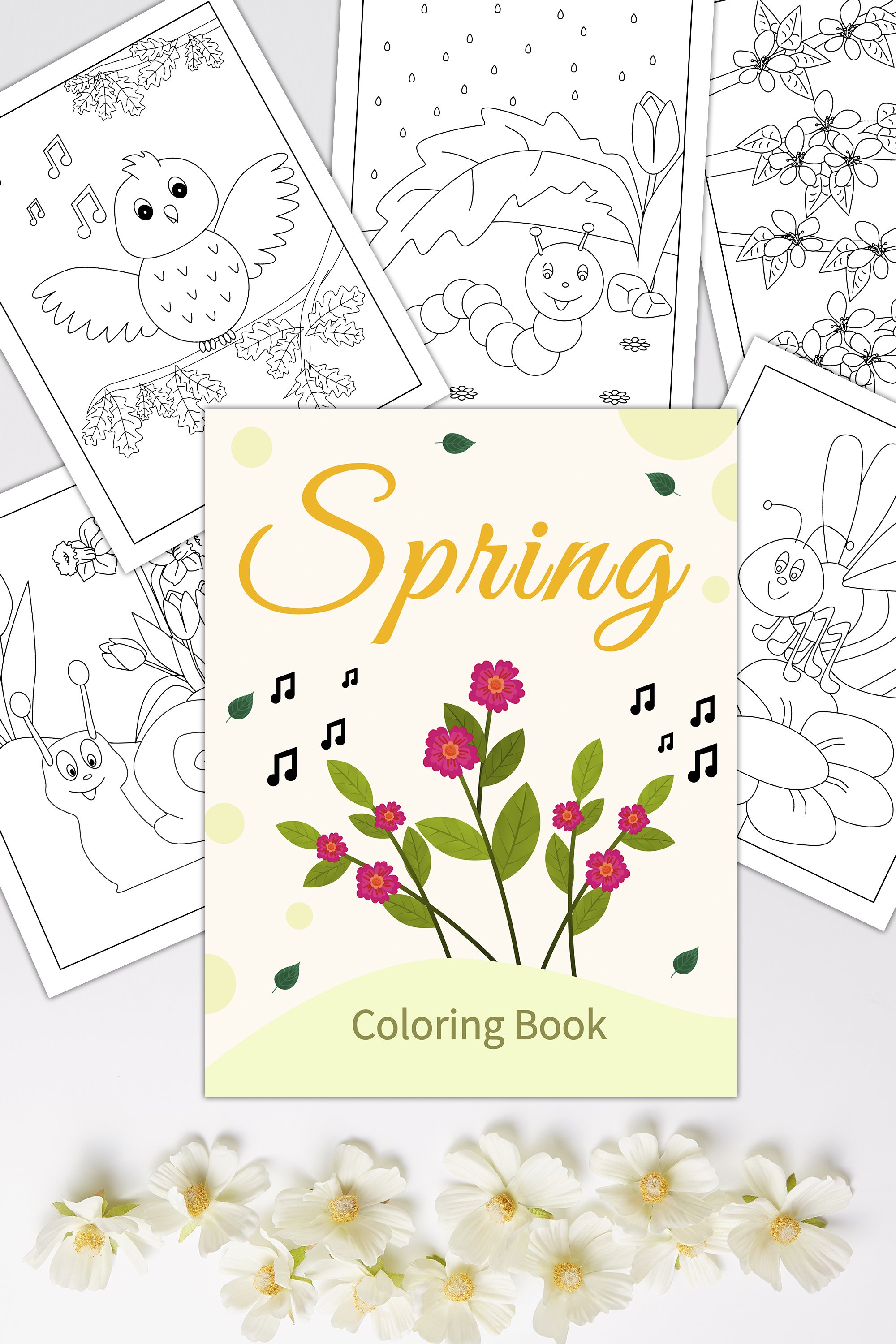 Spring - Coloring book/pages