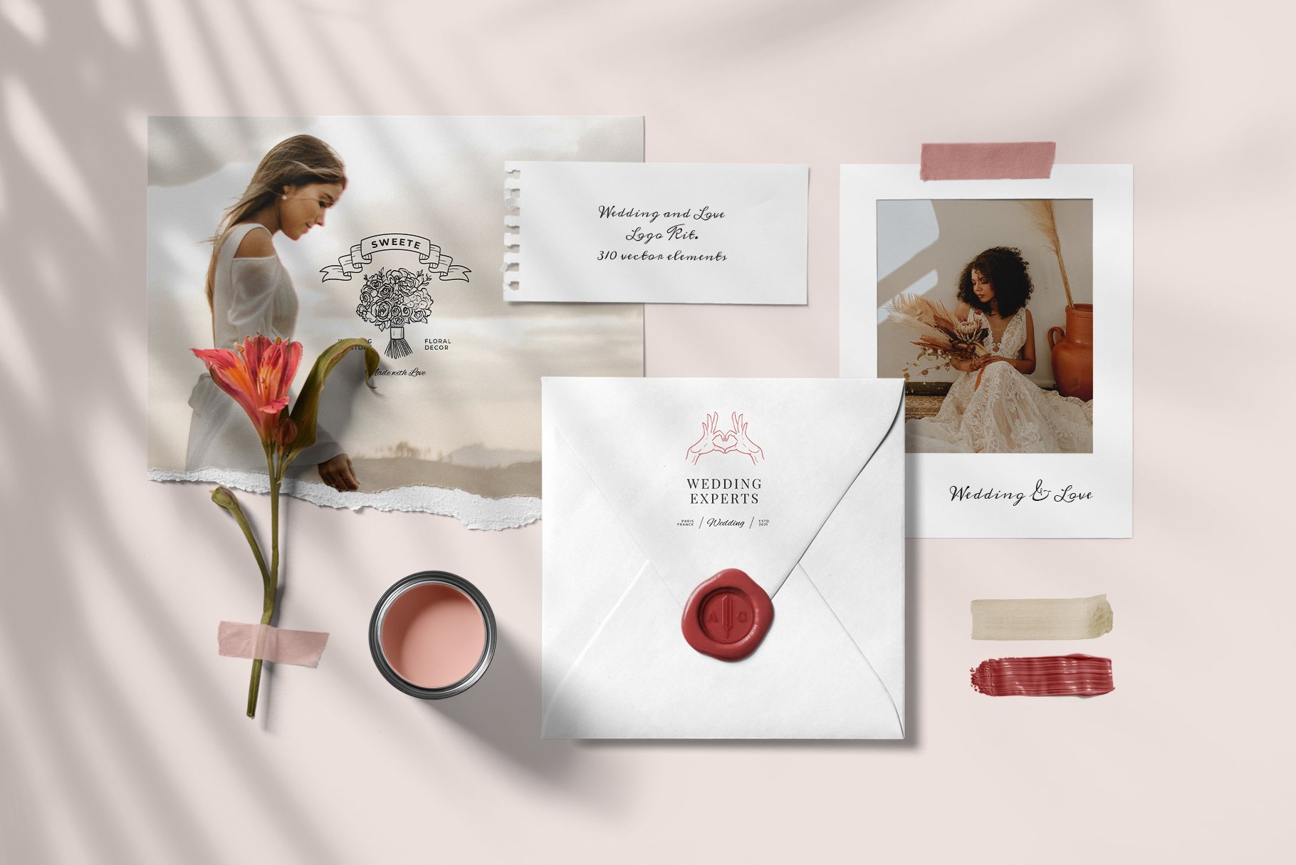 Wedding & Love Logo Kit