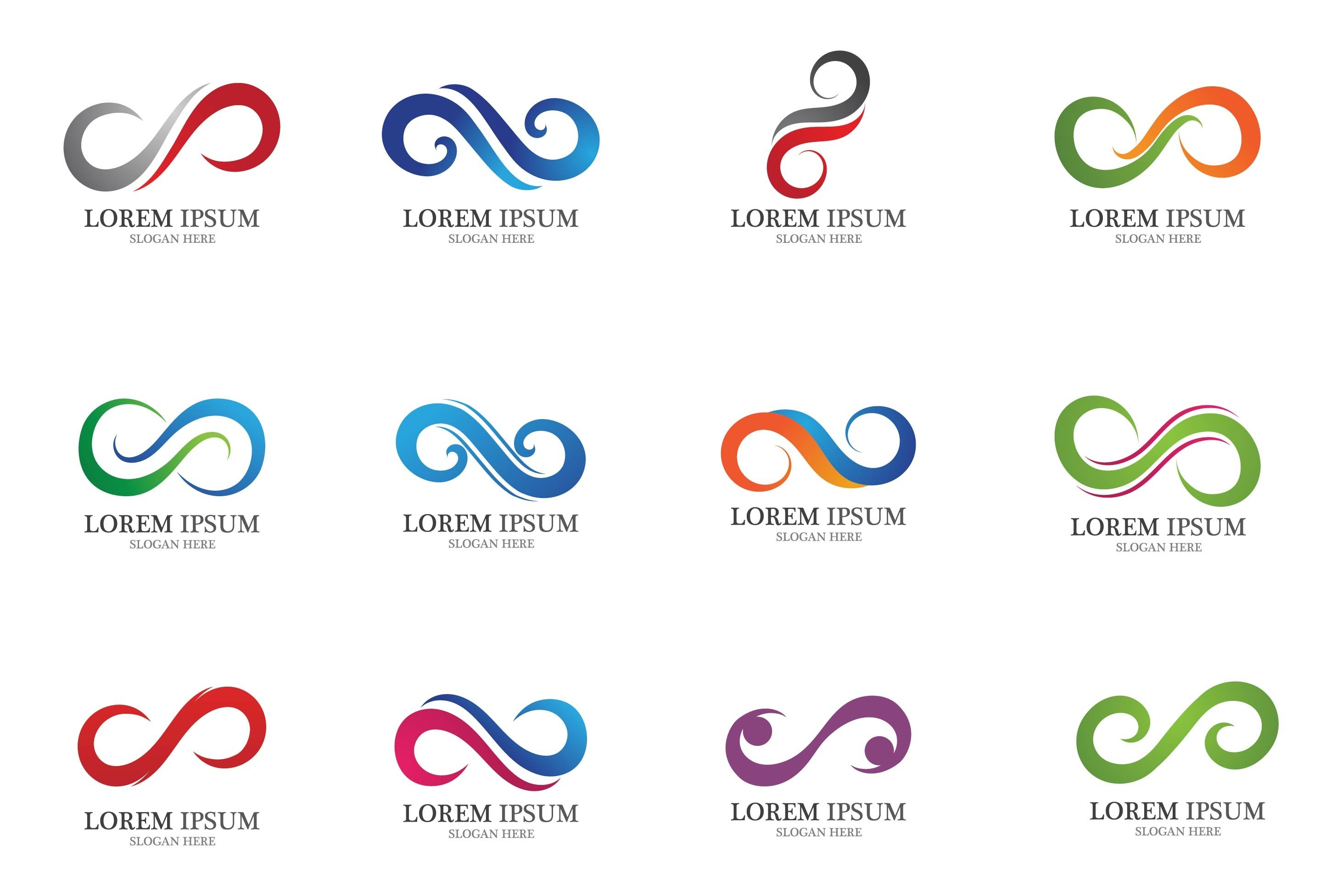 infinity logo and symbol template icons vector (1329699)