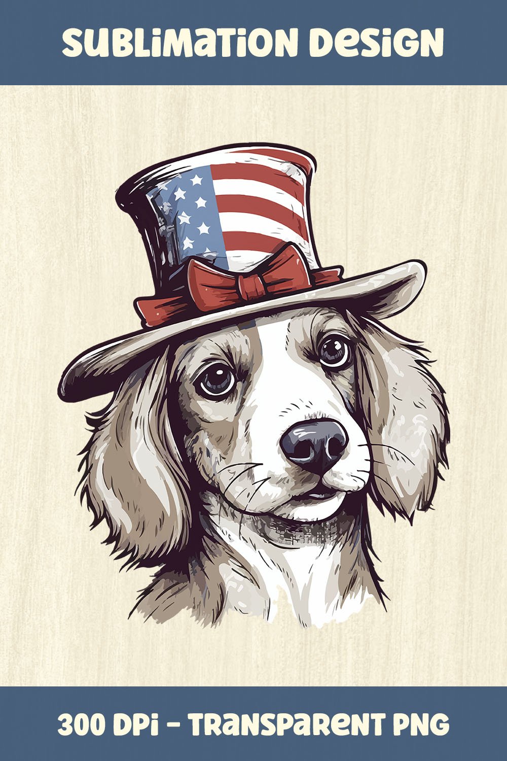 Dog sublimation design, transparent PNG