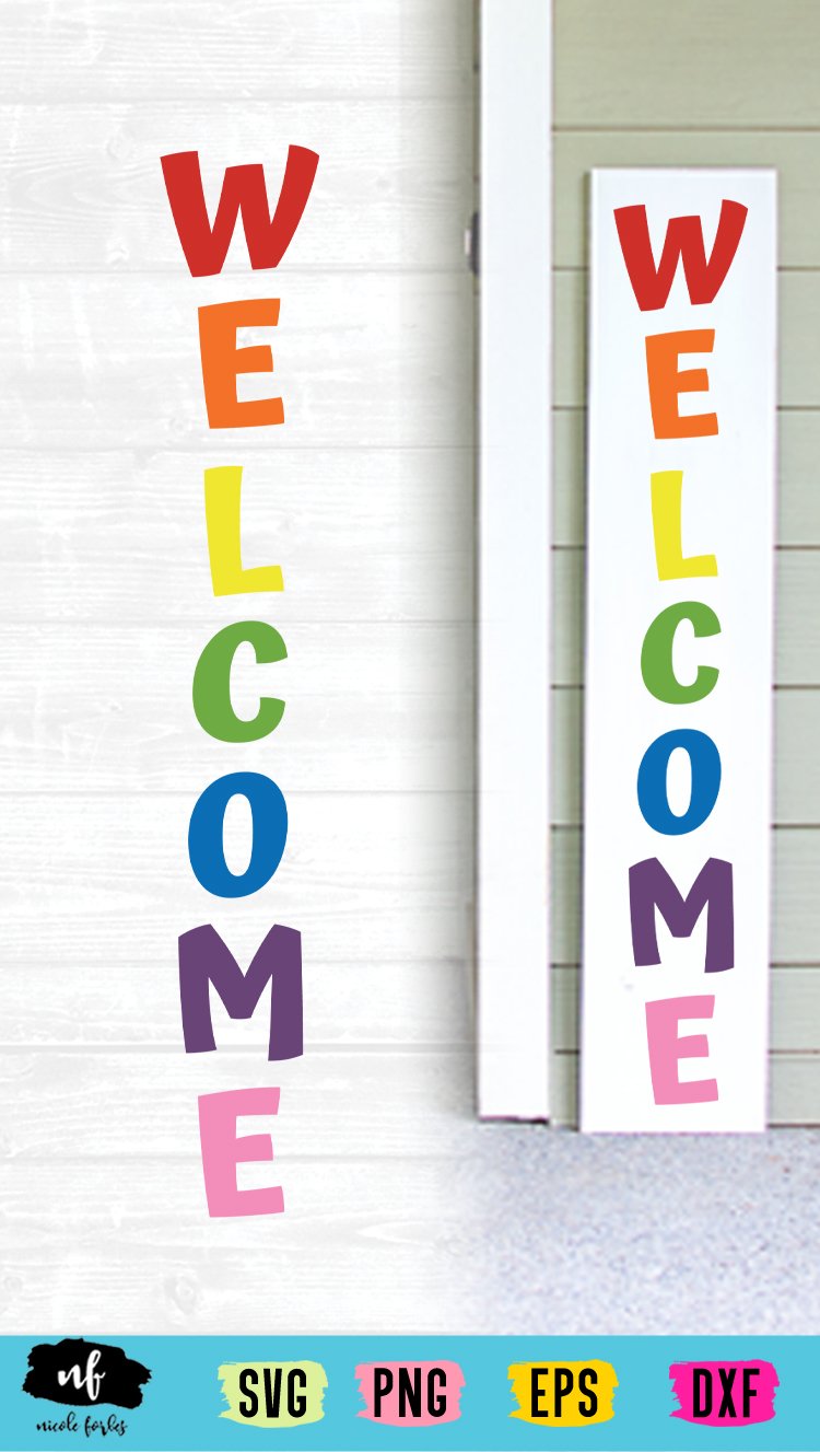 Gay Pride Welcome Sign SVG Cut File (617996)