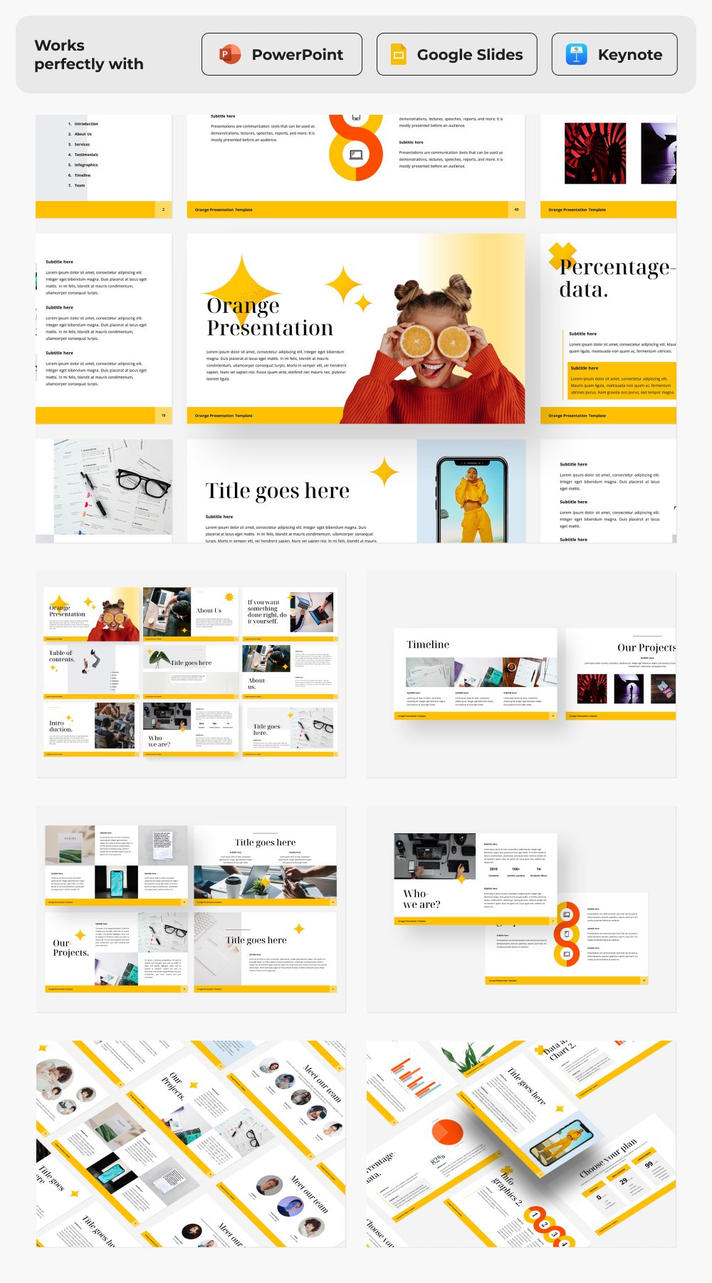 Orange PowerPoint Template