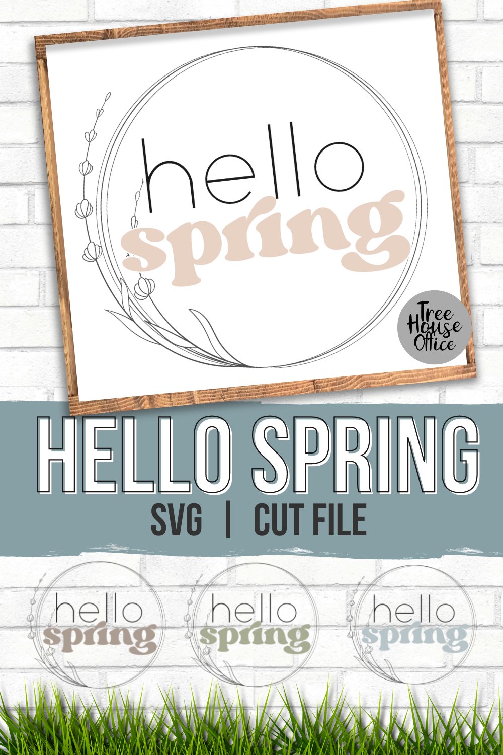 Hello Spring SVG, Spring Quote Cut Files, Welcome Spring svg