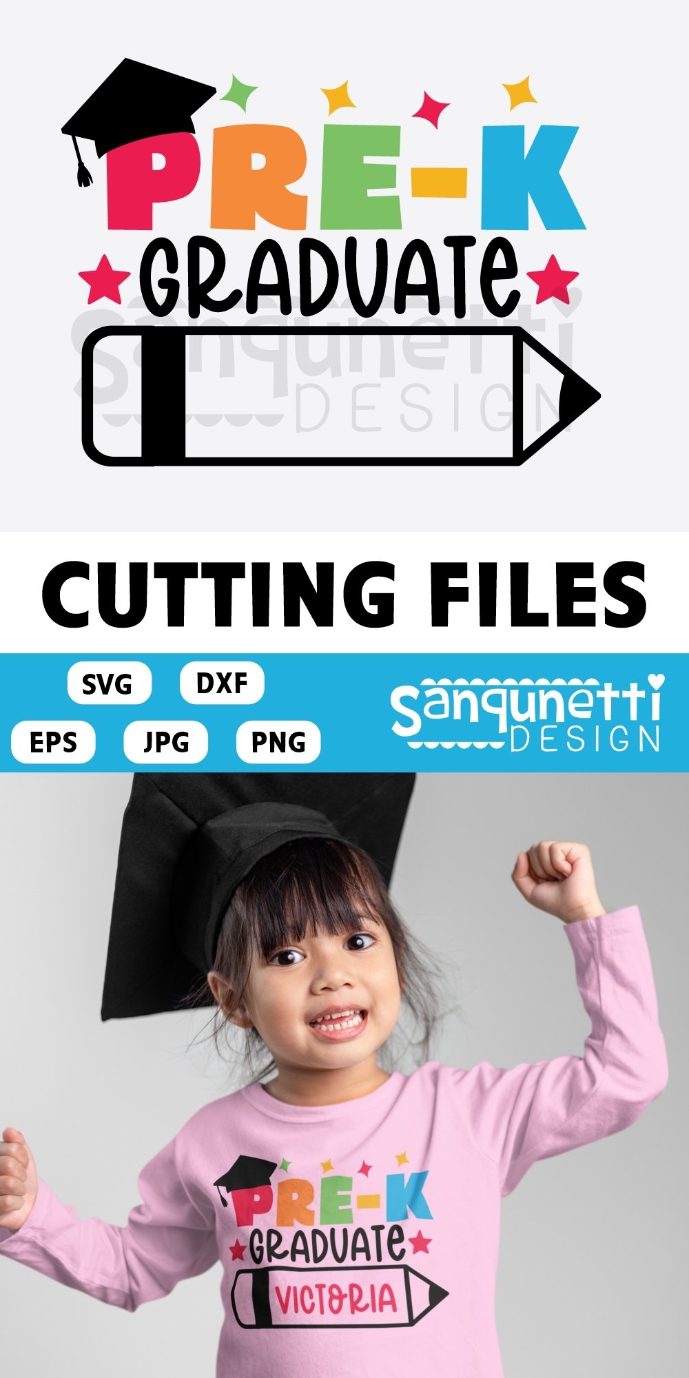 Pre-K Graduate SVG, Preschool grad PNG