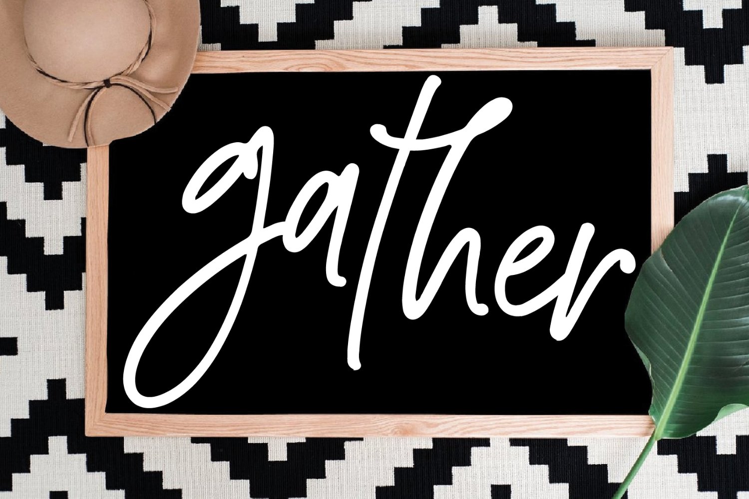 Gather, Home Sign SVG, PNG, DXF, JPG, EPS