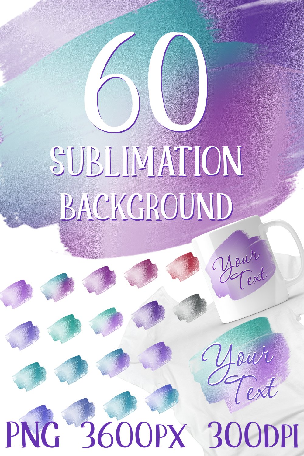 Colored Sublimation Background PNG Backgrounds