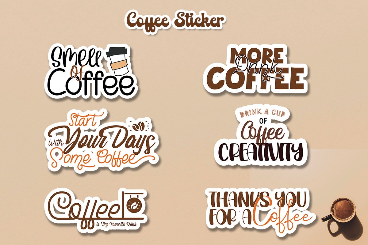 Coffee Sticker Pack (1226893)