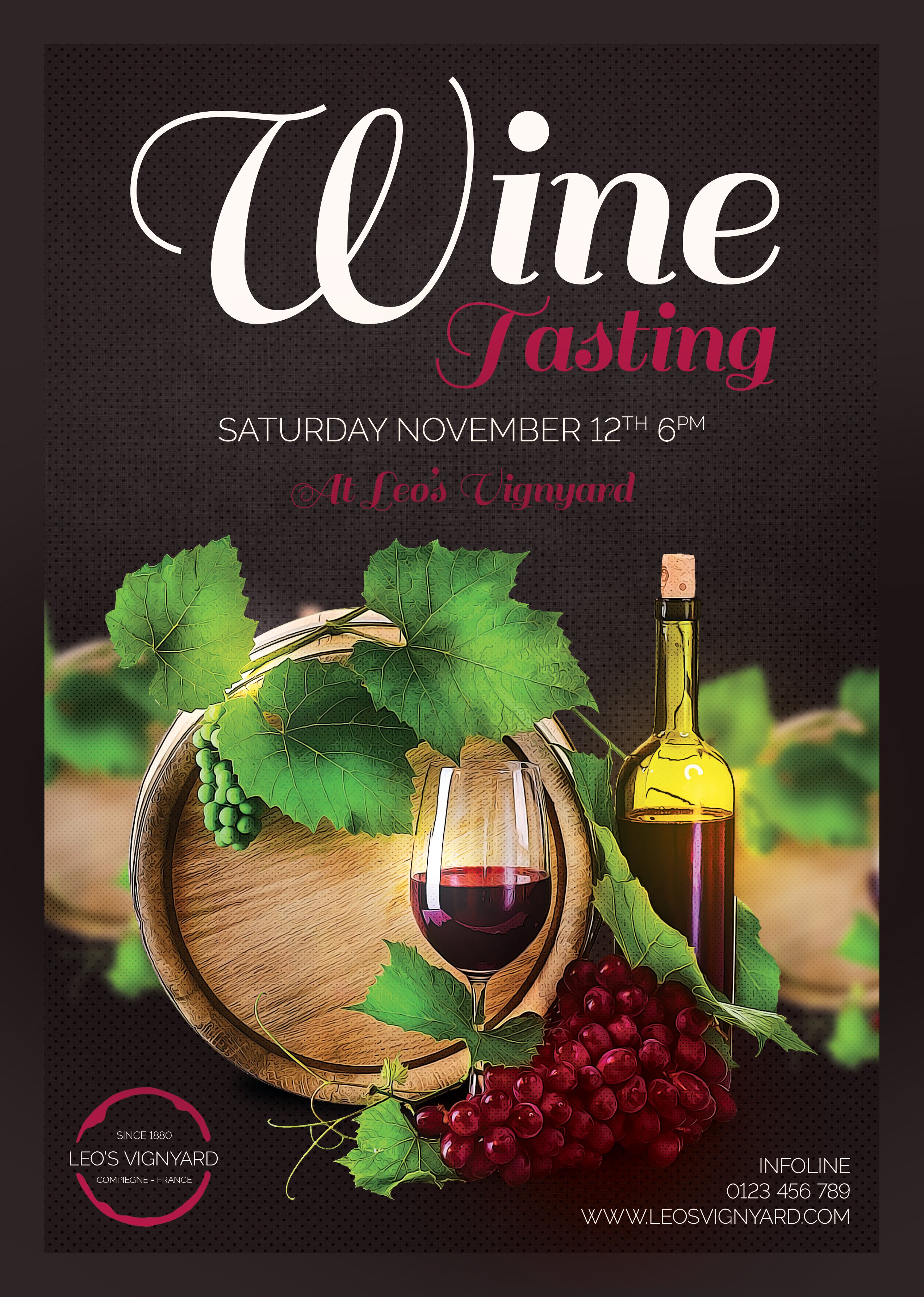 Wine Tasting Flyer Template (14656)