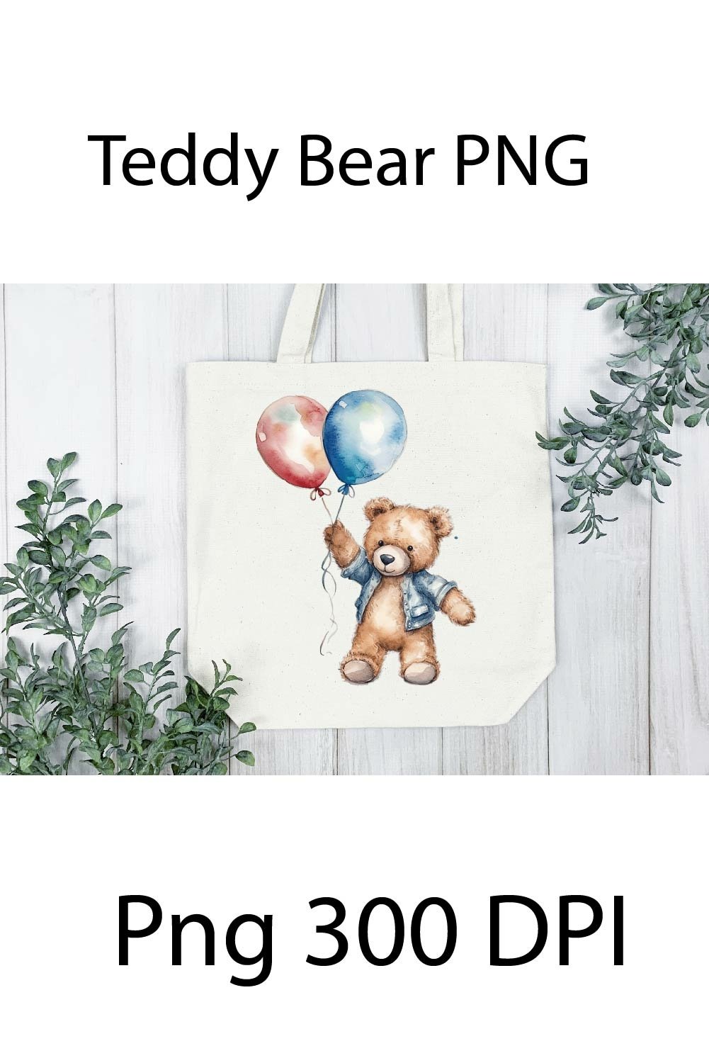 Teddy bear watercolor Design. (2632634)