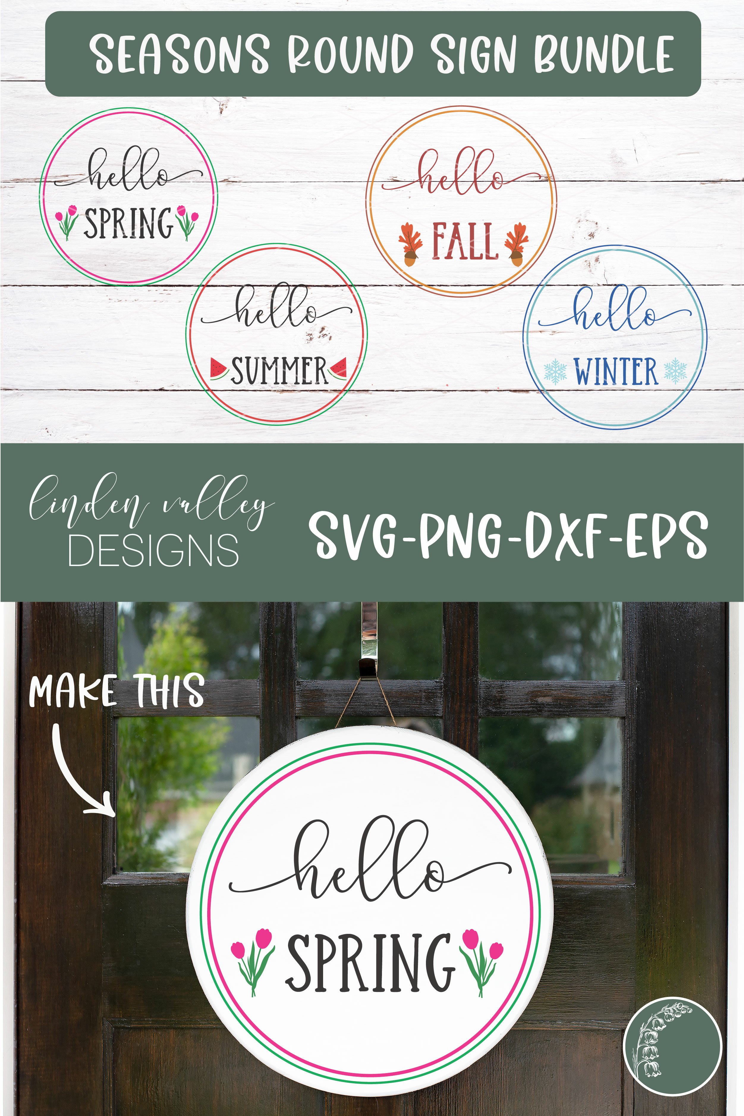 Seasons Round SVG Mini Bundle